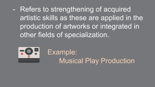 Contemporary Arts Production | PPTX