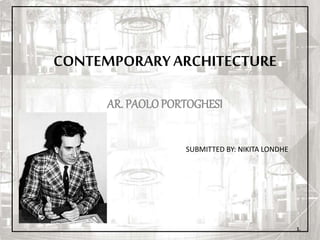 Contemporary architecture ppt | PPT