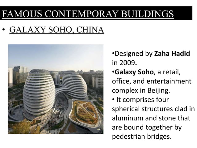 Contemporary architecture | PPTX