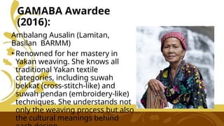 Gawas manlilikha Ng bayan contemporary arts grade 12 | PPTX