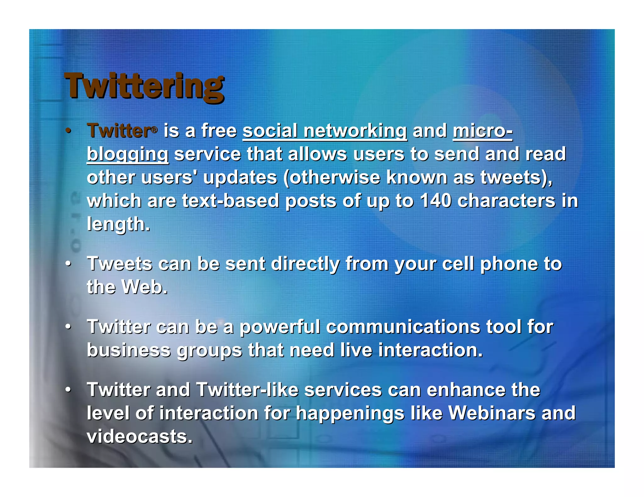 Contemporary Communication Technologies Presentation View | PDF