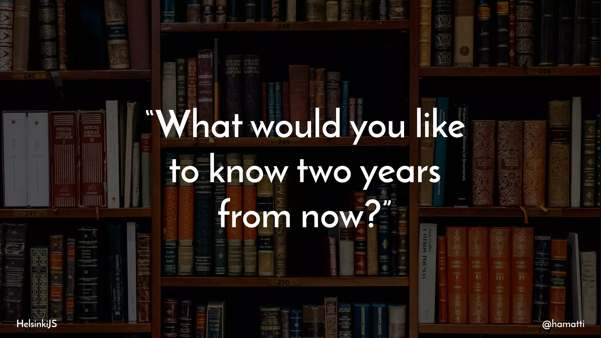 Contemporary Documentation - HelsinkiJS | PPT