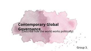 Contemporary-Global-Governance (1)_05083 | PPTX