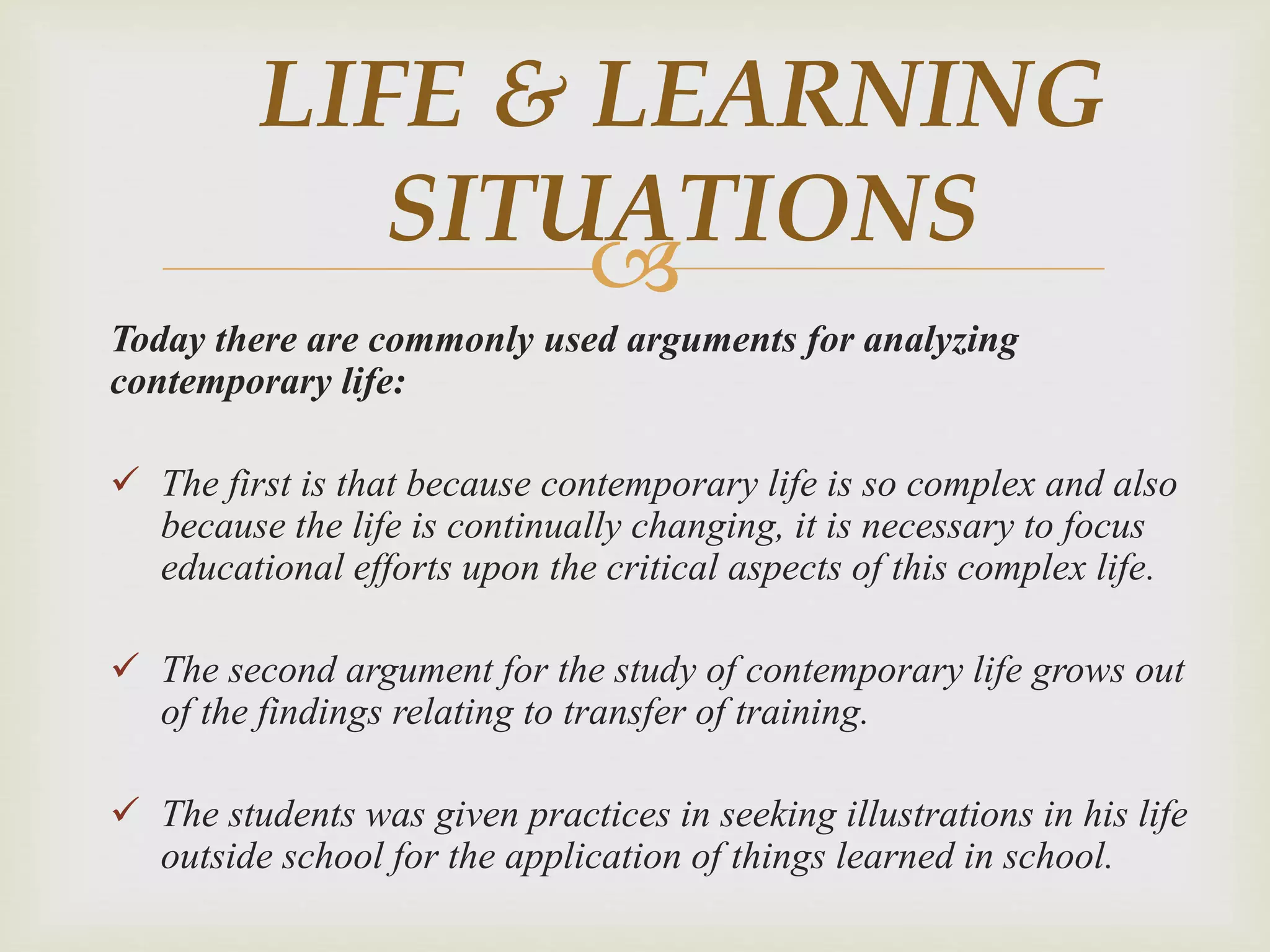 Contemporary life-outside-the-school | PPTX