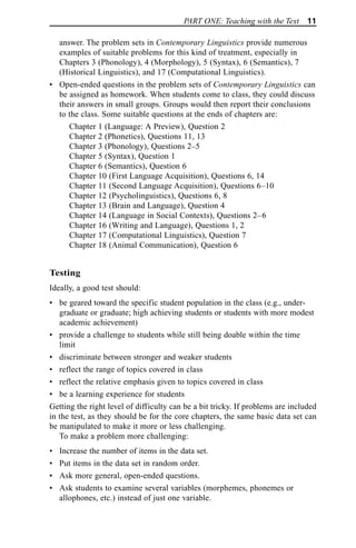 Contemporary Linguistics 6th Edition OGrady Solutions Manual | PDF