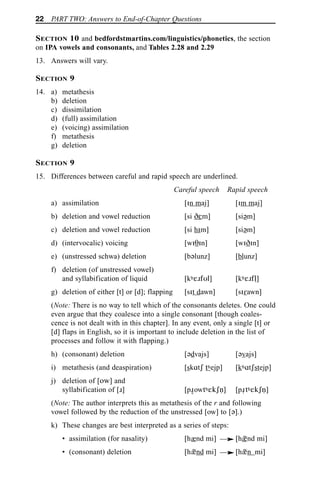 Contemporary Linguistics 6th Edition OGrady Solutions Manual | PDF