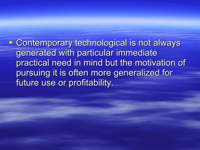 Contemporary Science And Technology | PPT