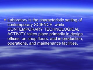 Contemporary Science And Technology | PPT
