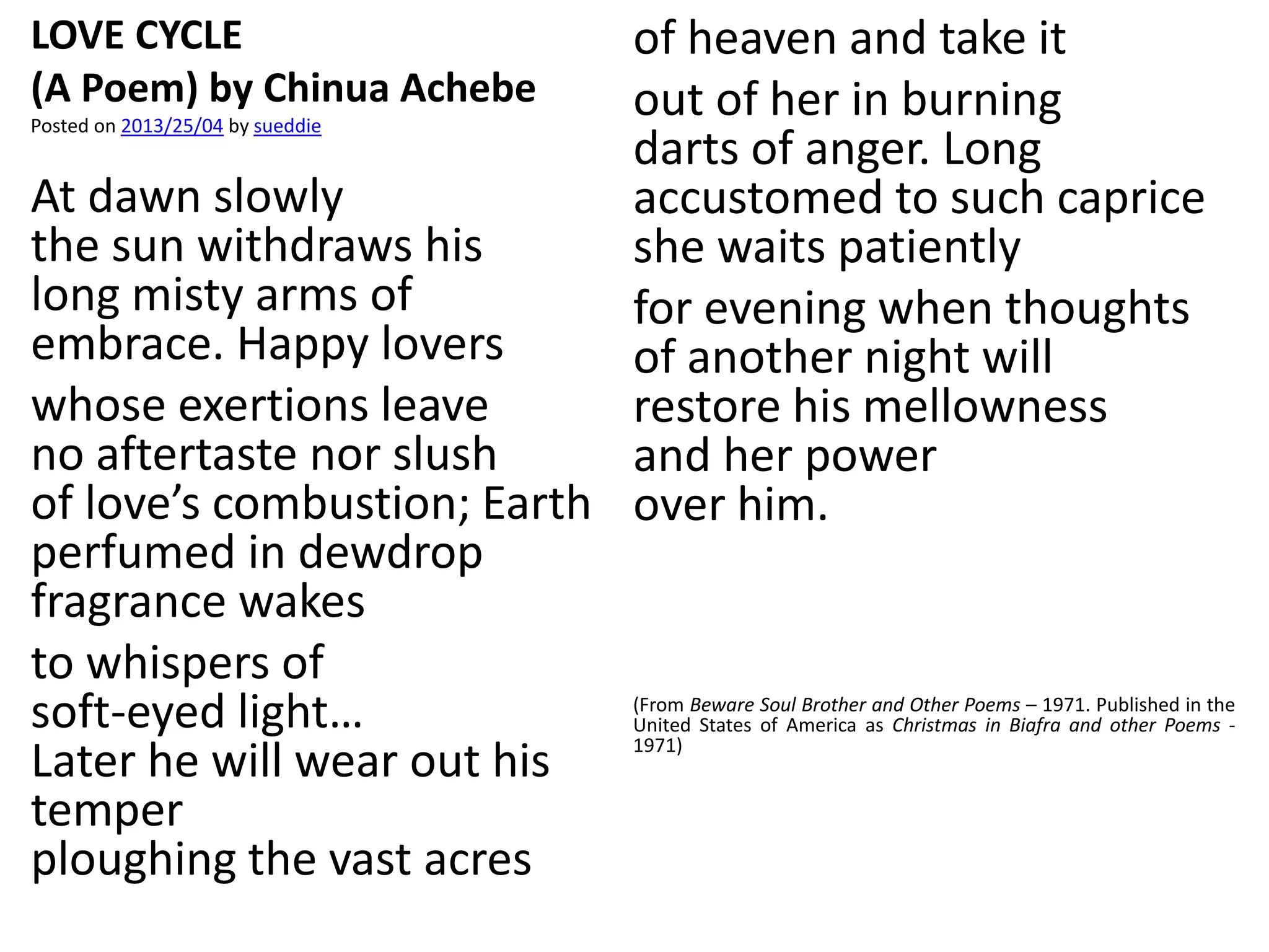 Contemporary African Writers with their write-ups | PPTX