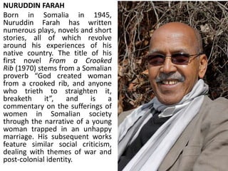 Contemporary African Writers with their write-ups | PPT