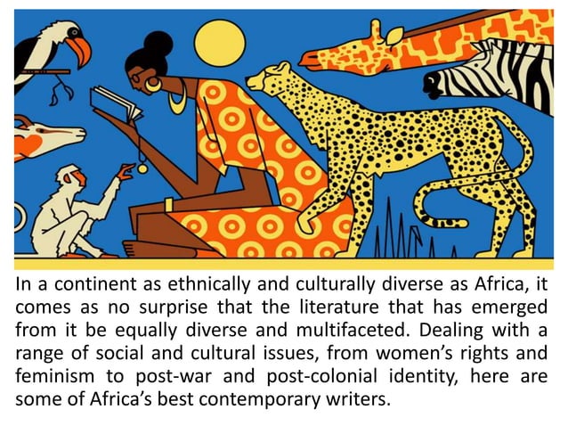 Contemporary African Writers with their write-ups | PPTX | Poetry ...