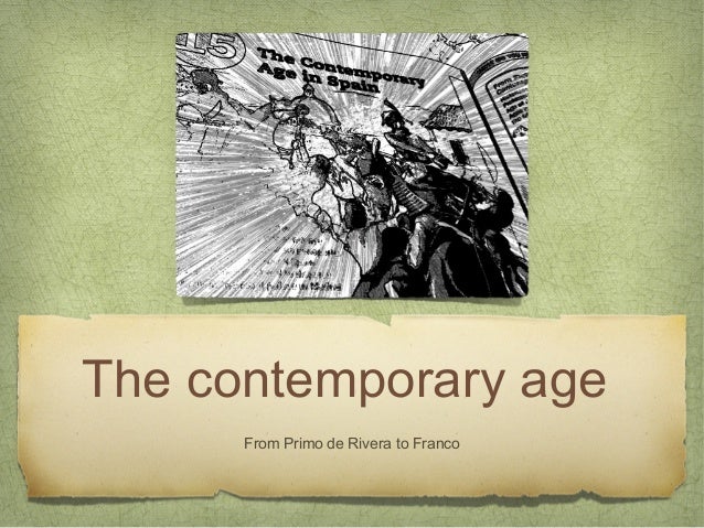 Contemporary age