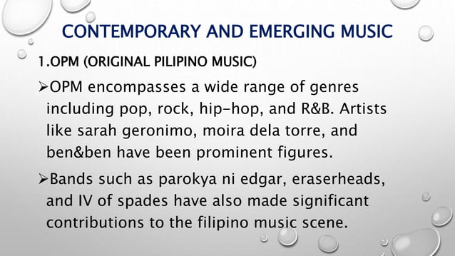 Contemporary and Emerging Music and Arts of the Philippines (Mapeh7 ...