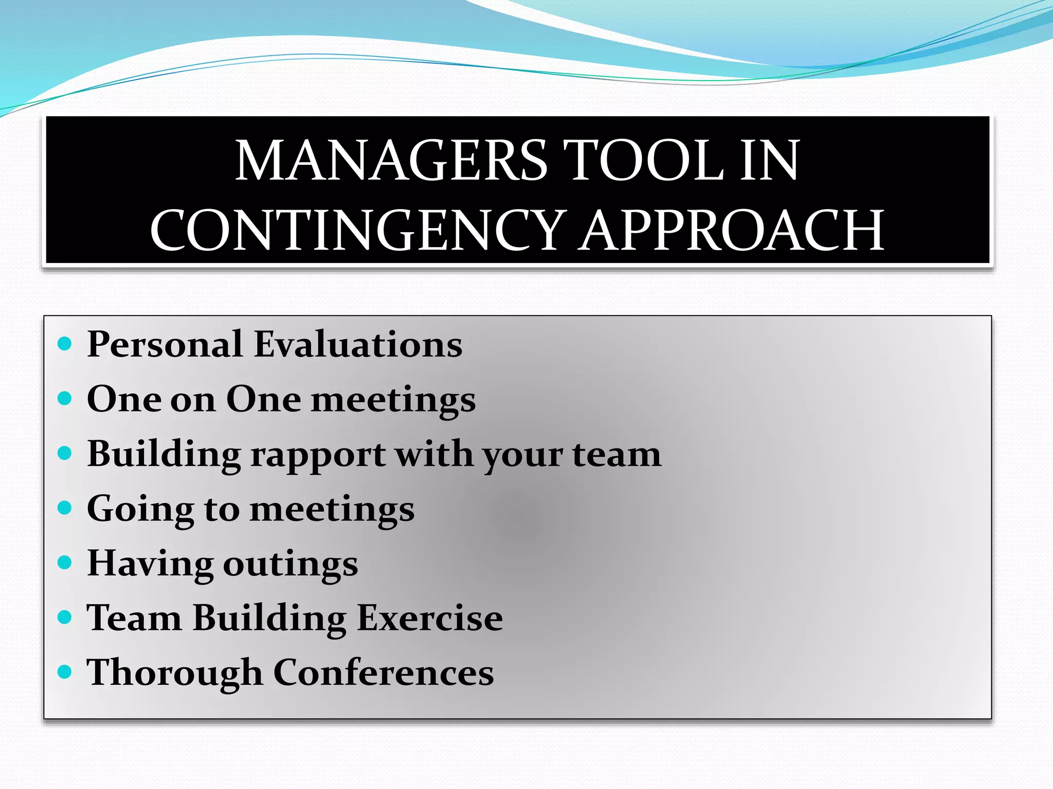 Contemporary approach in management | PPTX