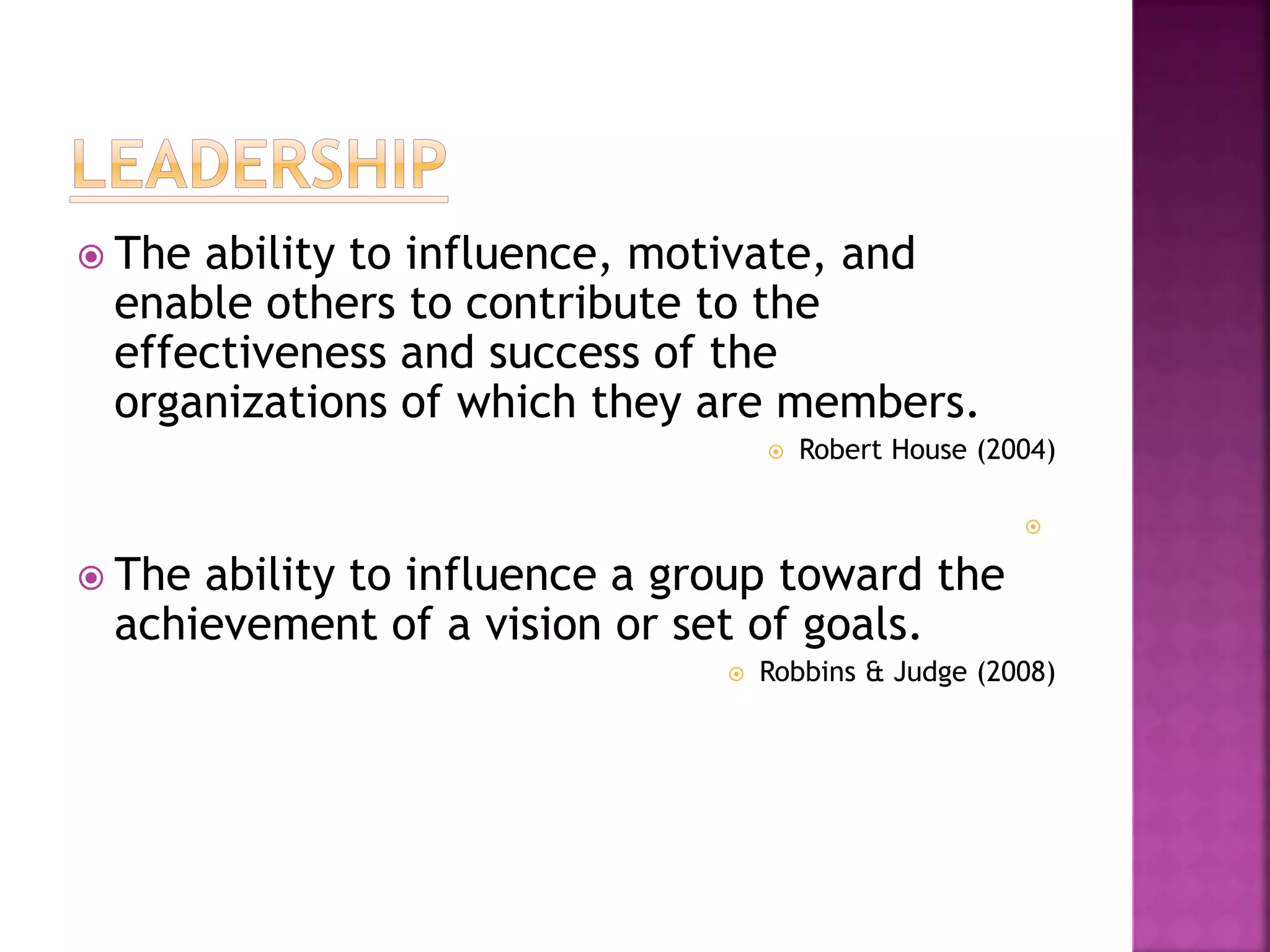 Contemporary Approach to Leadership. | PPTX