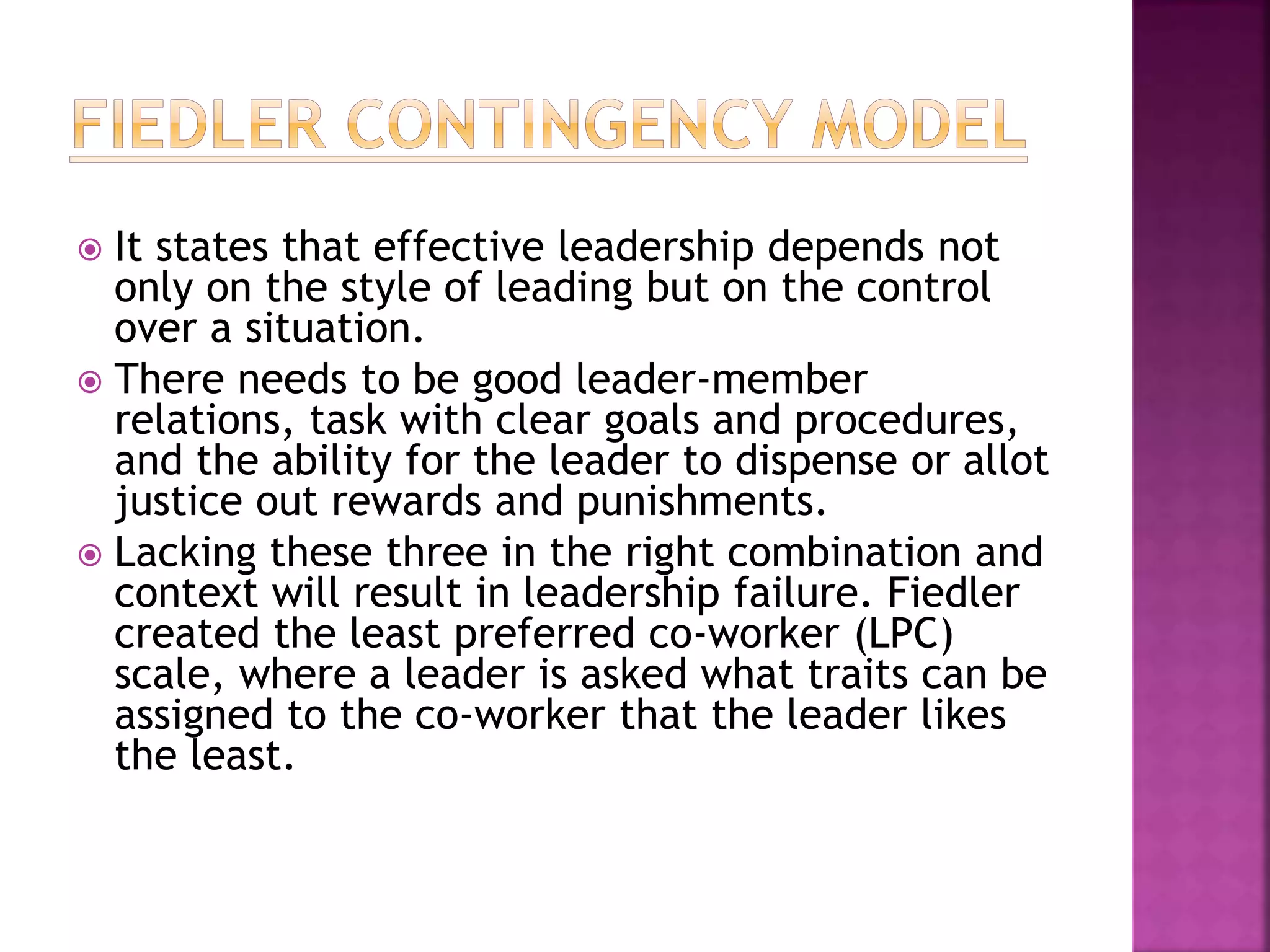 Contemporary Approach to Leadership. | PPTX