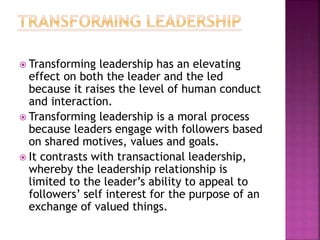 Contemporary Approach to Leadership. | PPTX