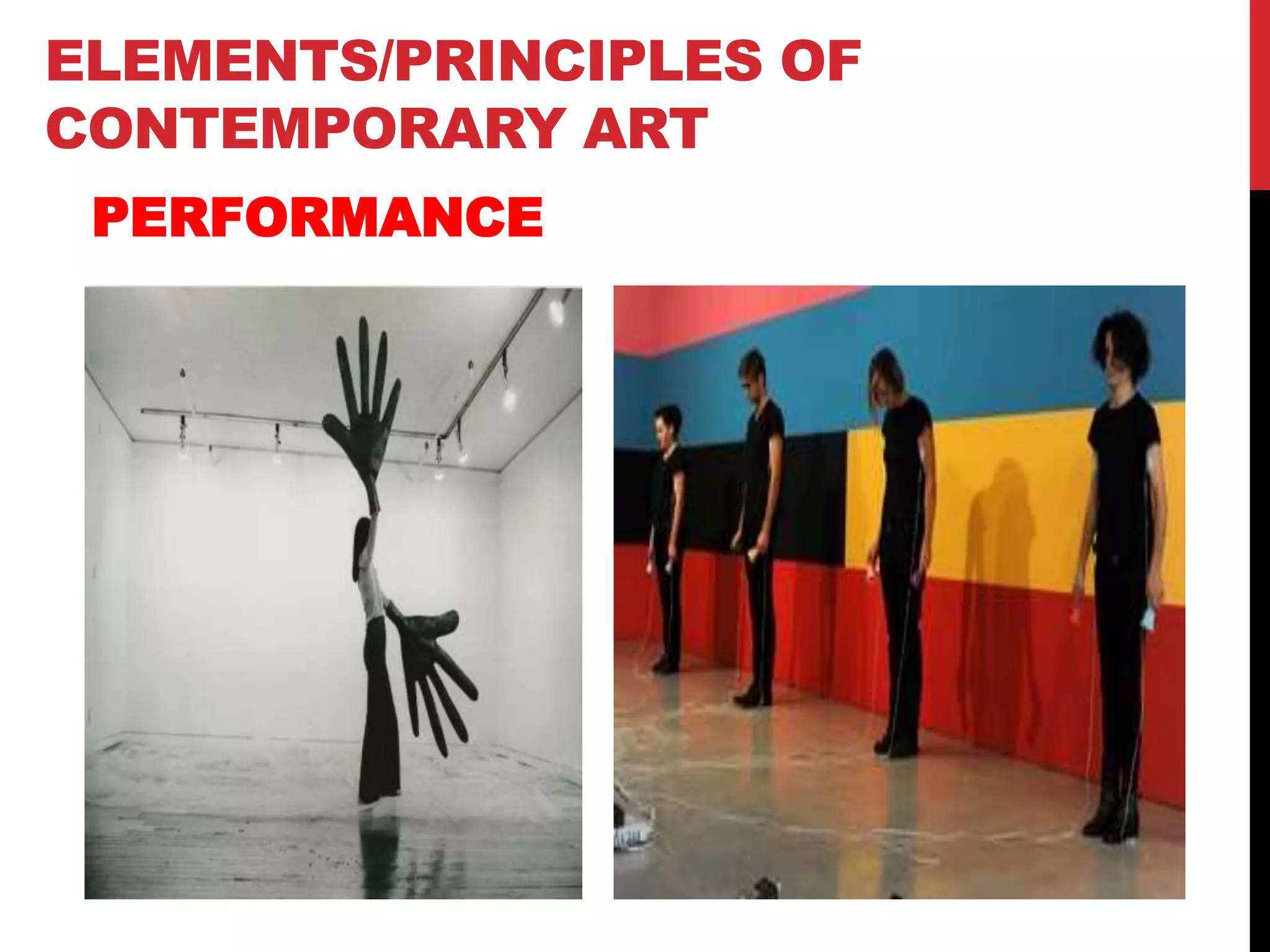 Contemporary Art Elements and Principles | PPTX