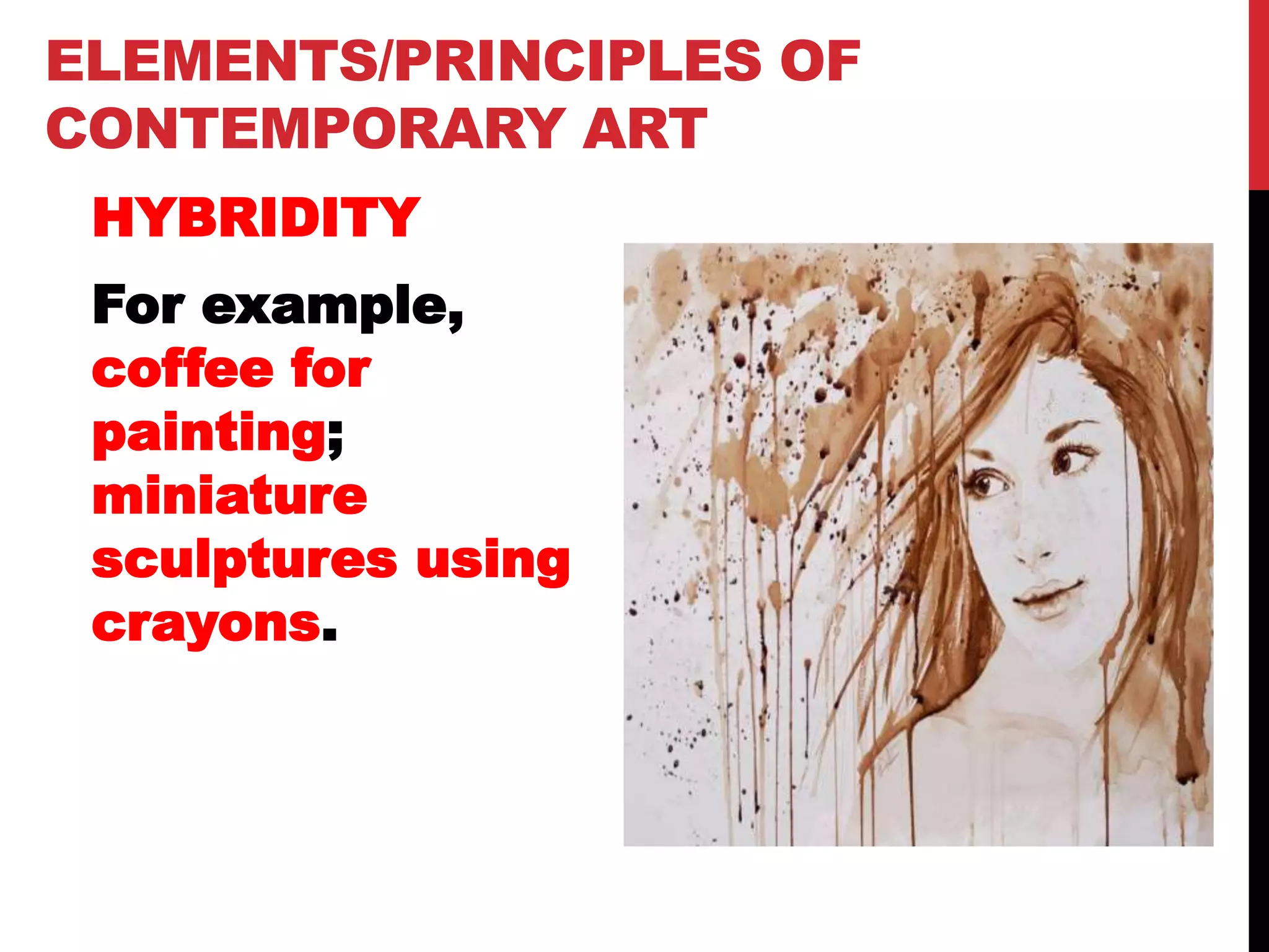 Contemporary Art Elements and Principles | PPTX