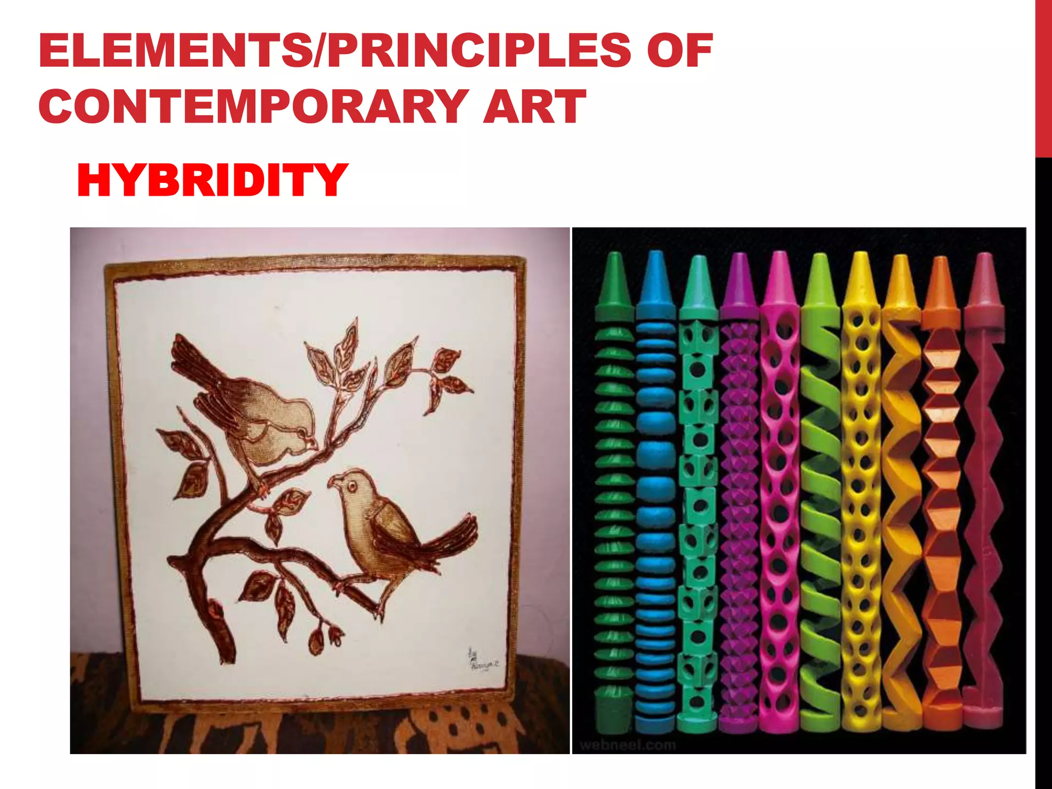 Contemporary Art Elements and Principles | PPTX
