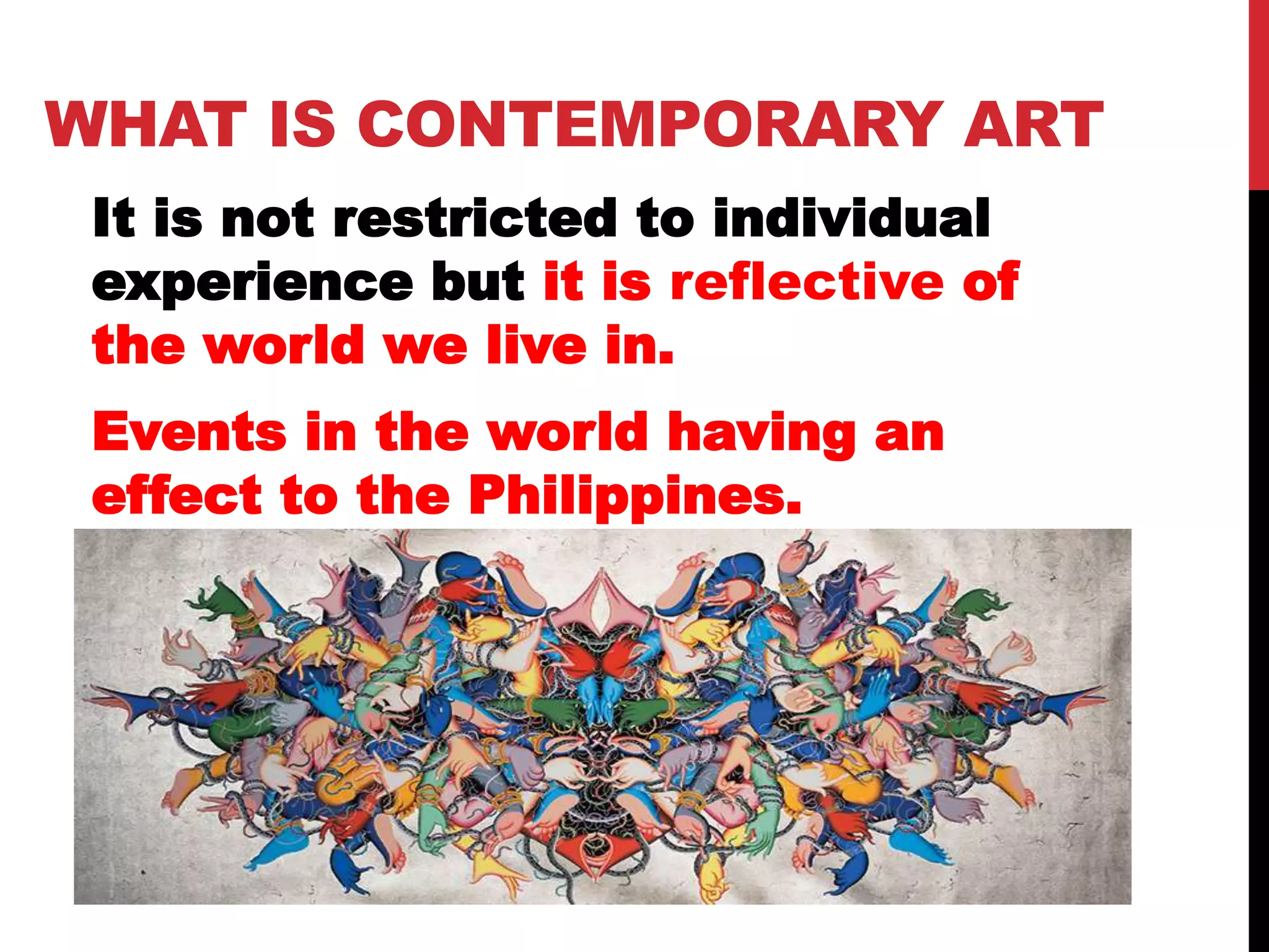 Contemporary Art Elements and Principles | PPTX