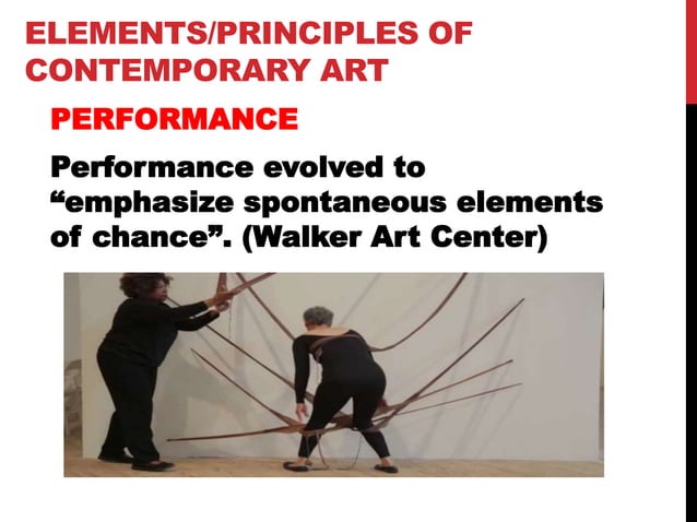 Contemporary Art Elements and Principles | PPTX | Modern Art | Fine Art