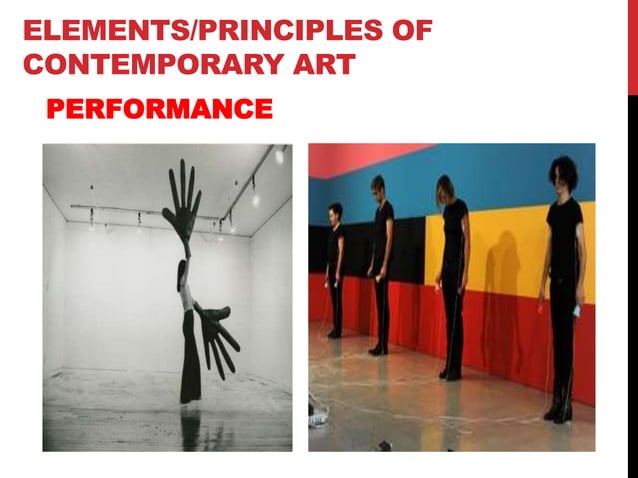 Contemporary Art Elements and Principles | PPTX | Modern Art | Fine Art