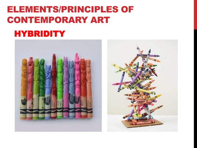 Contemporary Art Elements and Principles | PPTX | Modern Art | Fine Art