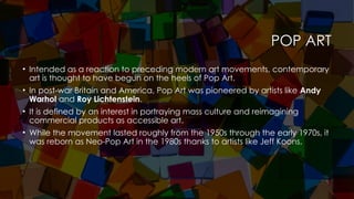 Contemporary Art Art appreciation PPT.pptx