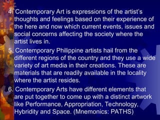 contemporary Art.ppt The elements of arts | PPT