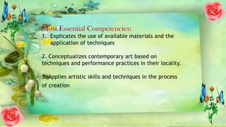 Contemporary Art.pptx- Local materials use in art | PPTX