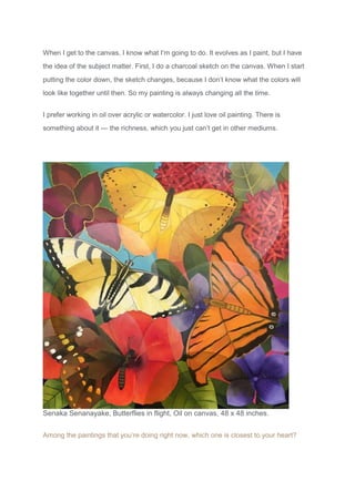 Laasya Art Gallery: Contemporary Artist Senaka Senanayake Talks ...