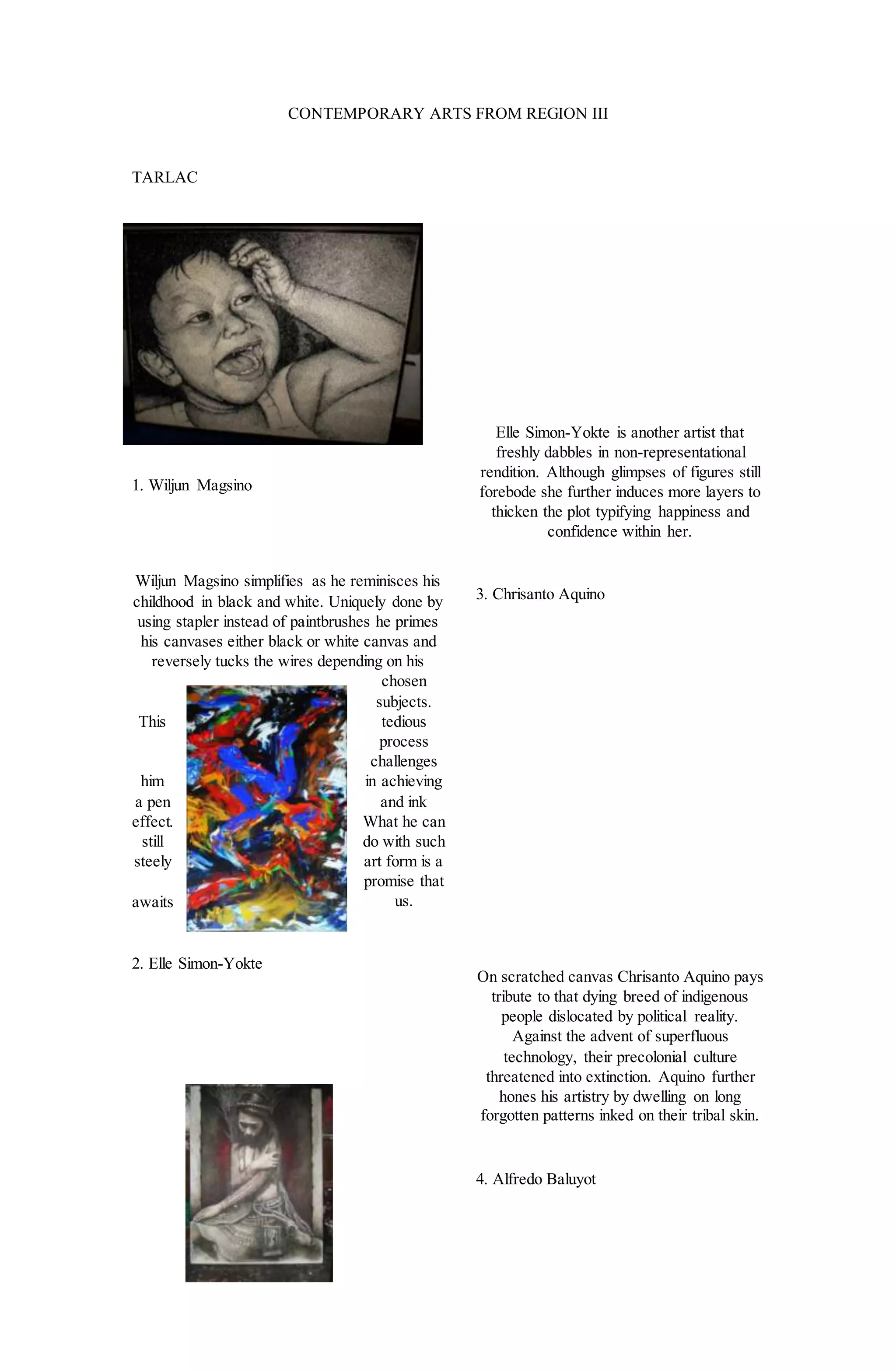 Contemporary arts from region iii | DOCX