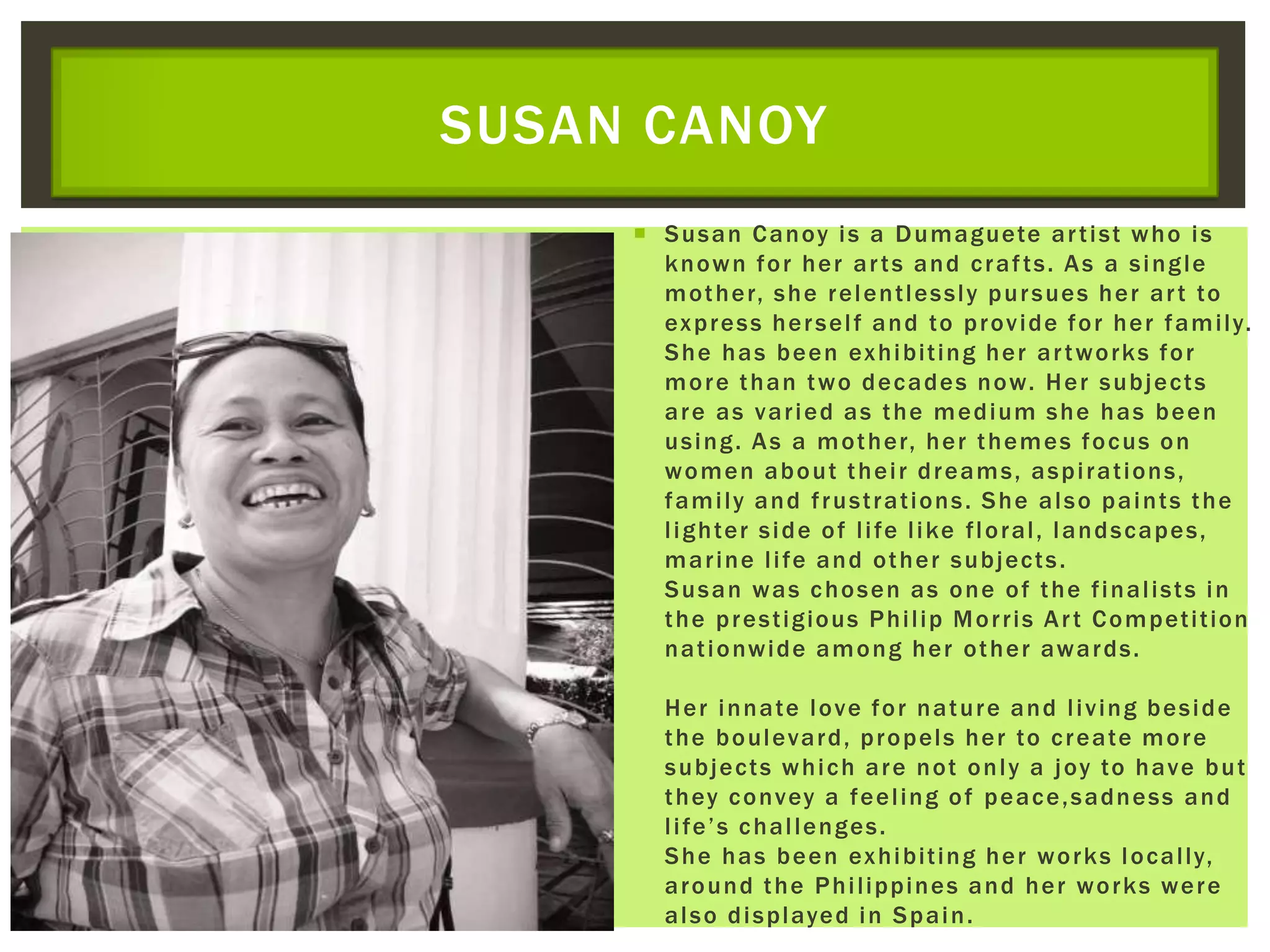 Contemporary Artists in Negros island | PPTX