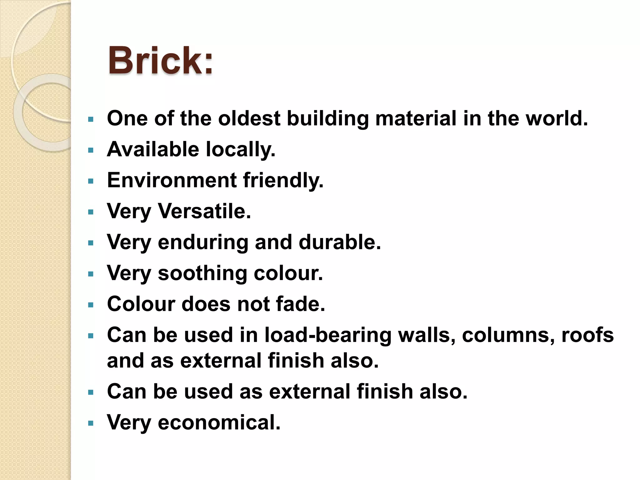 Contemporary building materials | PPTX