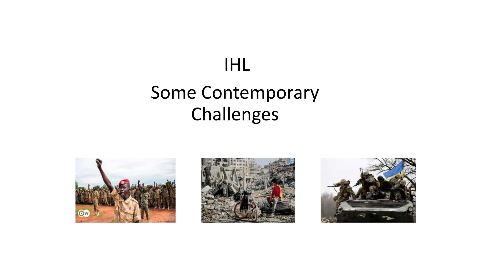 Contemporary Challenges in International Humanitarian Law | PPT