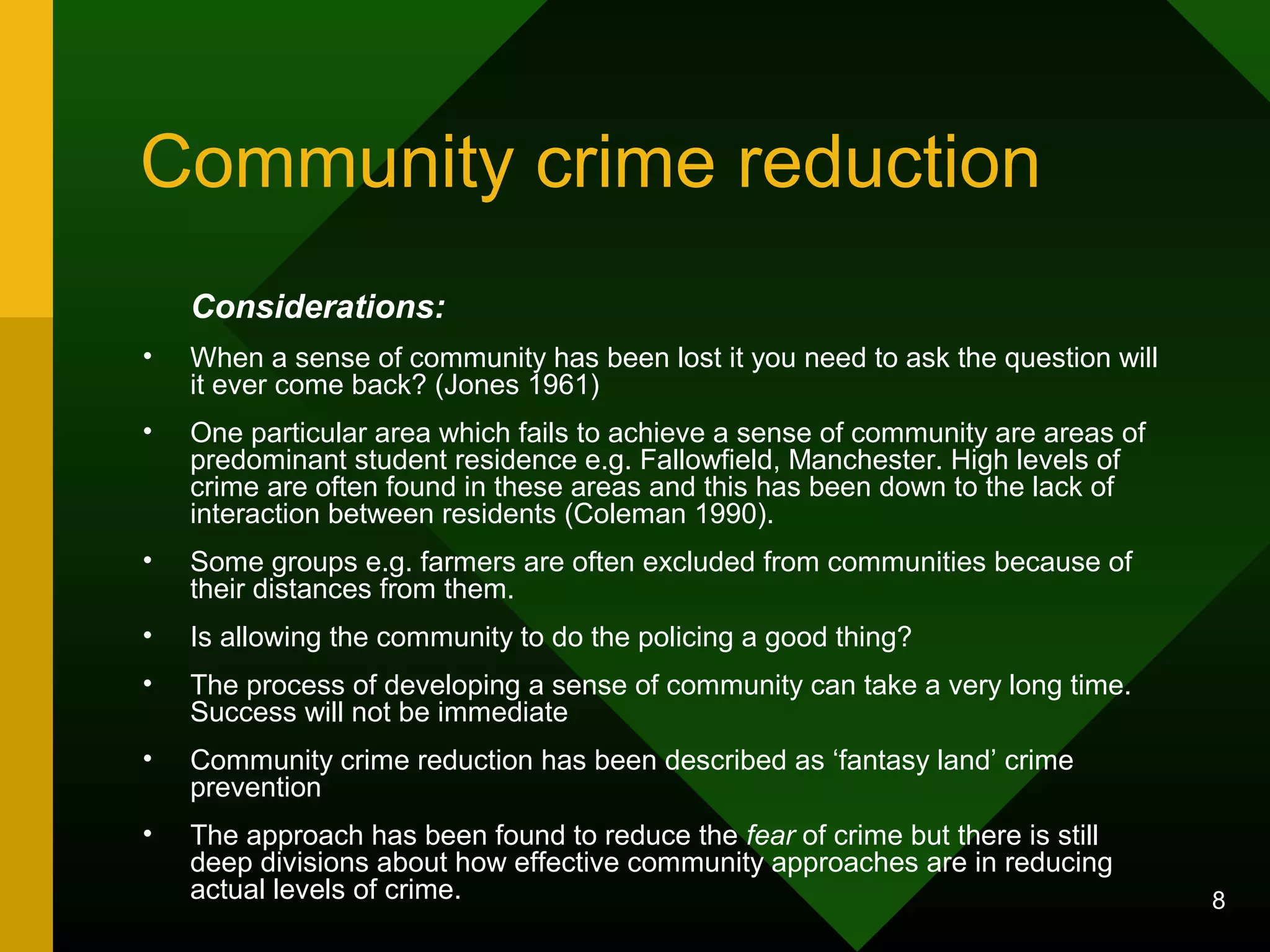 Contemporary crime reduction strategies[1]stu | PPT