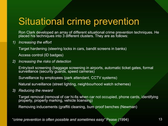 Contemporary crime reduction strategies[1]stu | PPT