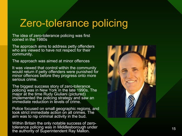 Contemporary crime reduction strategies[1]stu | PPT | Crime & Harmful ...