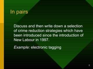 Contemporary crime reduction strategies[1]stu | PPT