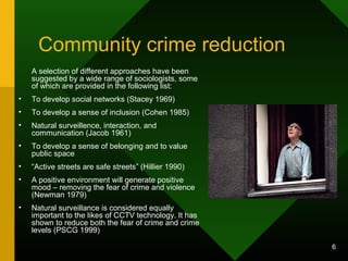 Contemporary crime reduction strategies[1]stu | PPT