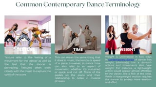 CONTEMPORARY DANCE MIDTERM POWER POINT PRESENTATION | PPTX