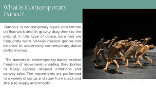 CONTEMPORARY DANCE MIDTERM POWER POINT PRESENTATION | PPTX