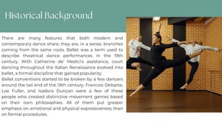 CONTEMPORARY DANCE MIDTERM POWER POINT PRESENTATION | PPTX