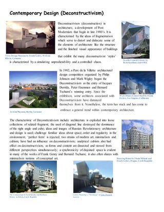 Contemporary design | DOCX