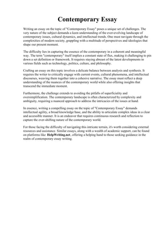 Contemporary Essay.pdf