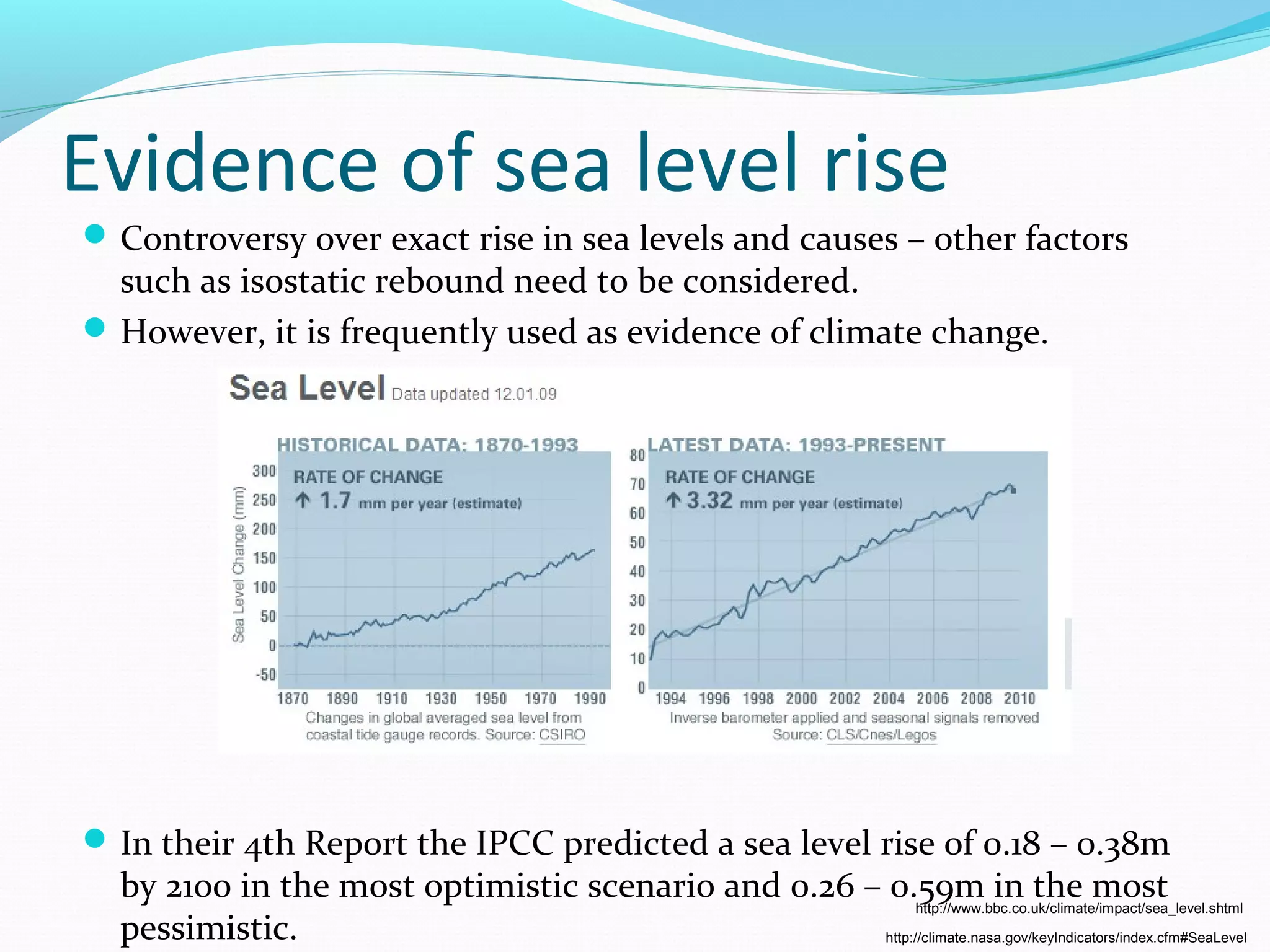 Contemporary evidence of climate change | PPT