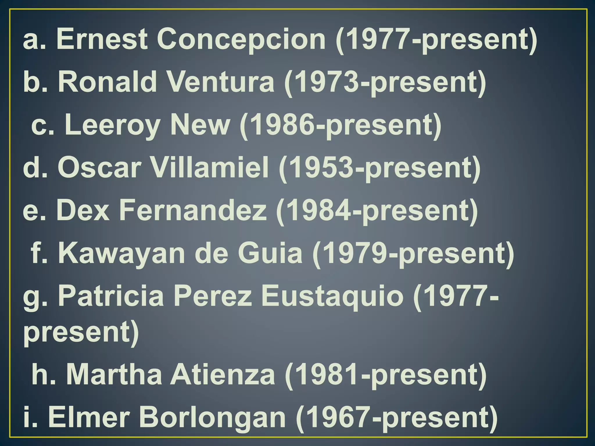 Contemporary Filipino Artists.pptx