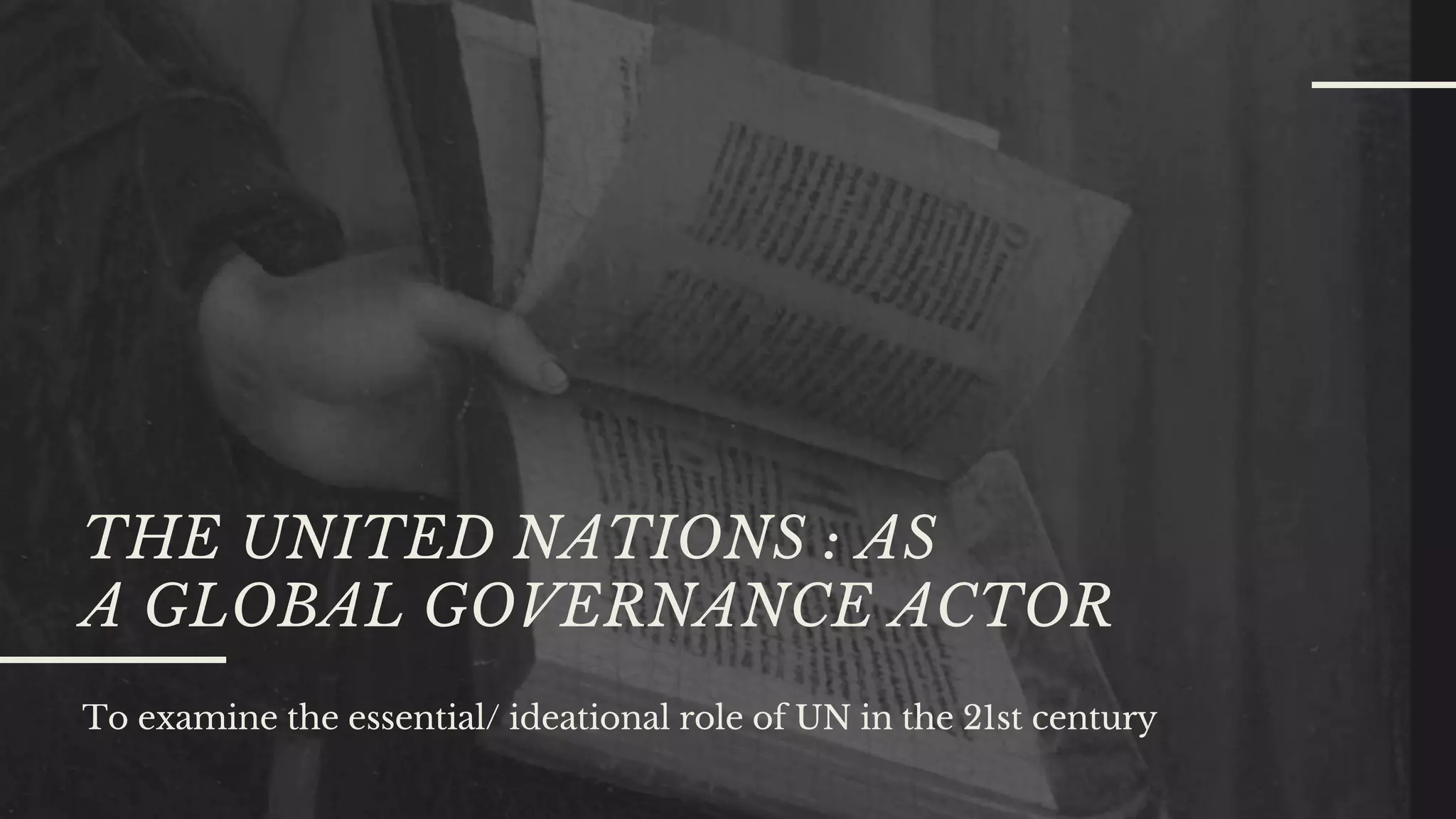 Contemporary Global governance | PPTX