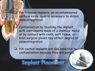 Contemporary implant dentistry | PPTX